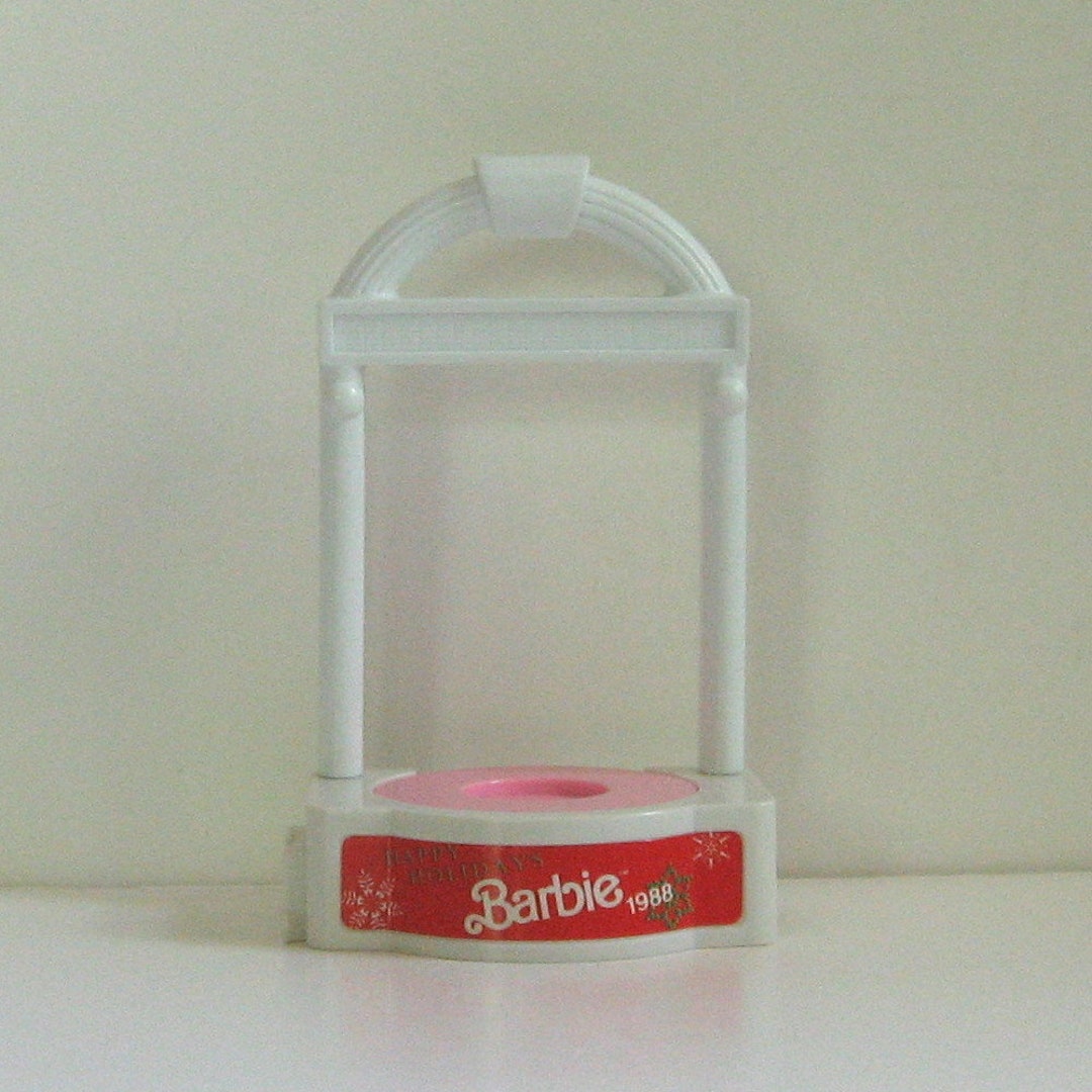 Vintage 1988 Barbie Doll Stand That Spins for Holiday Barbie - Etsy