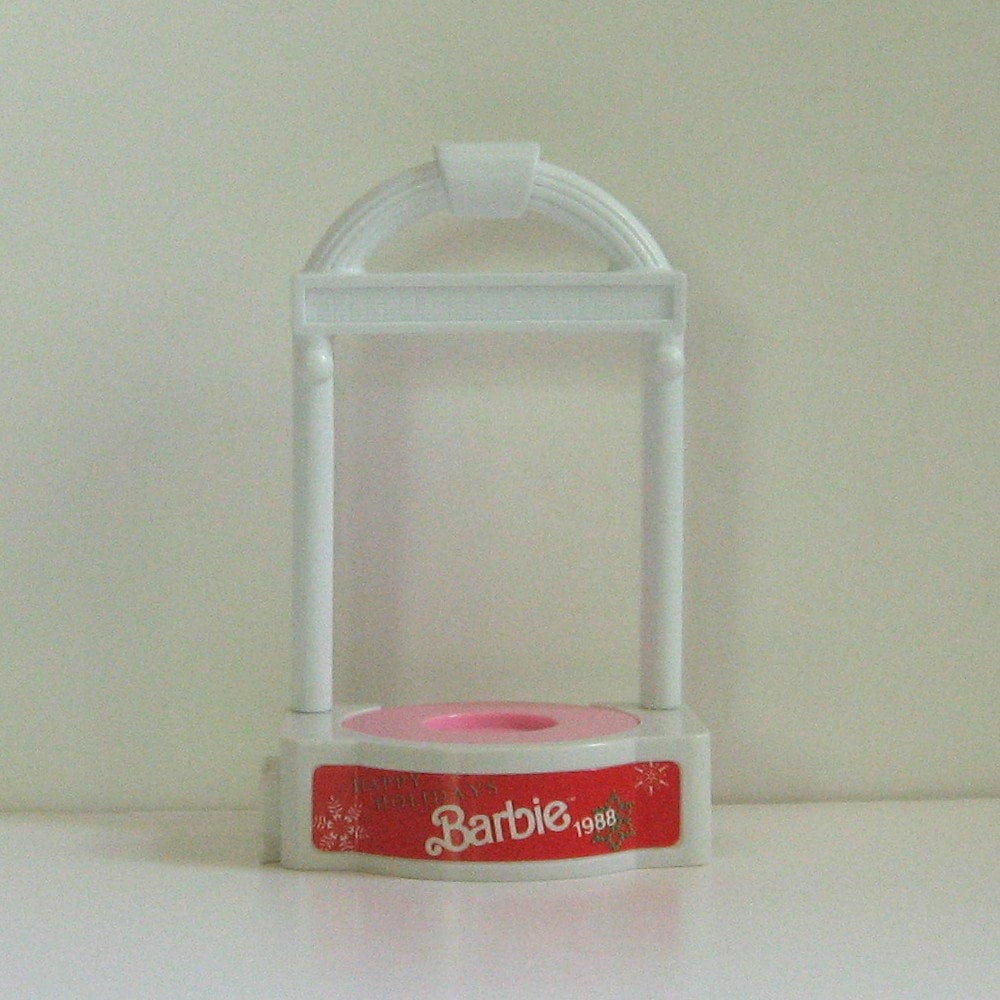 Vintage 1988 Barbie Doll Stand That Spins for Holiday Barbie - Etsy UK
