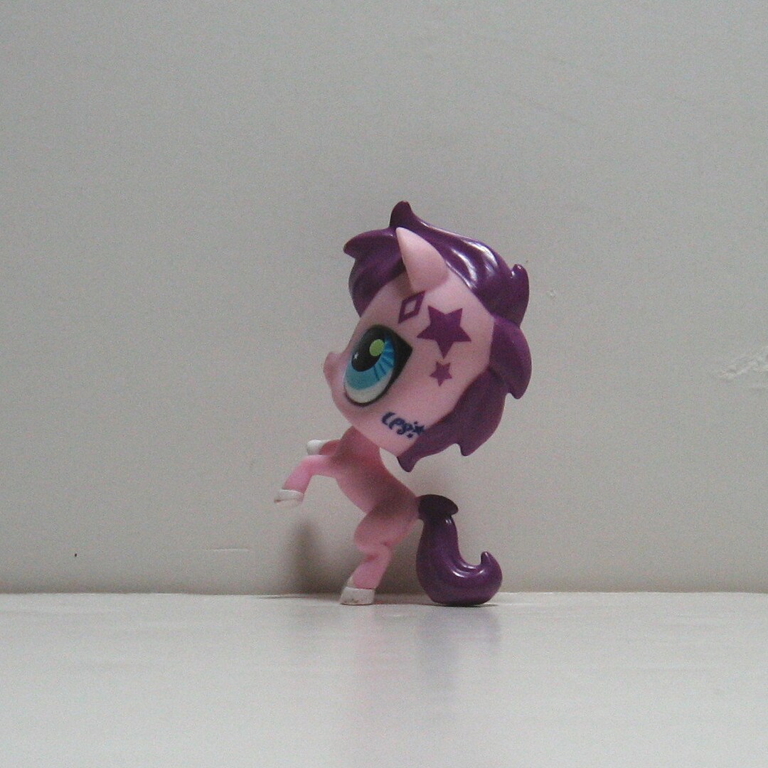 LPS Littlest Pet Shop Authentic 2008, Horse/pony #2685, Lavender W ...