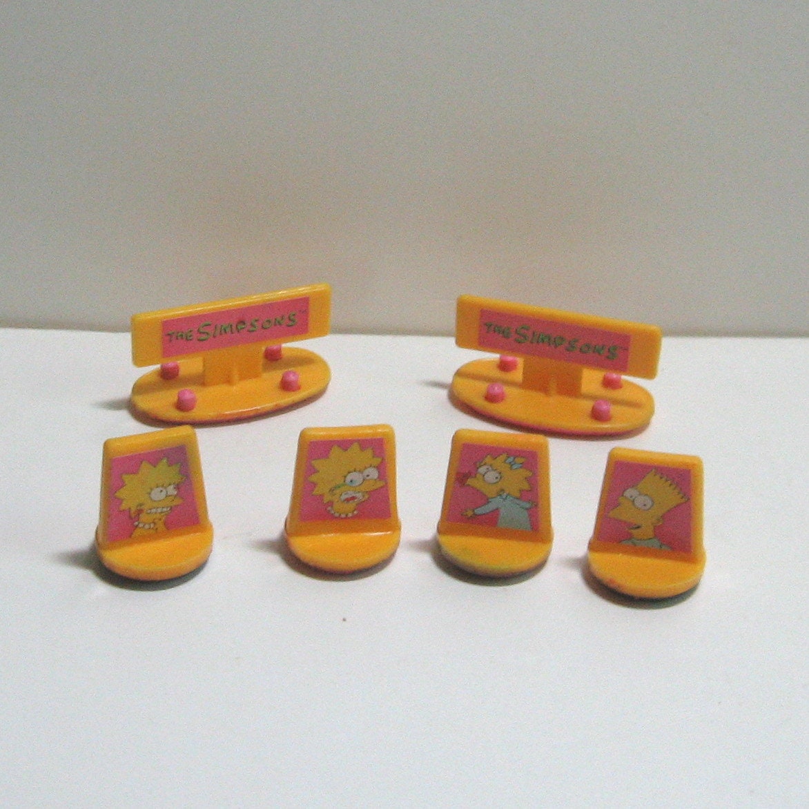 Vintage 1980s the Simpsons Children, Rubber Stamps Set, Bart, Lisa ...