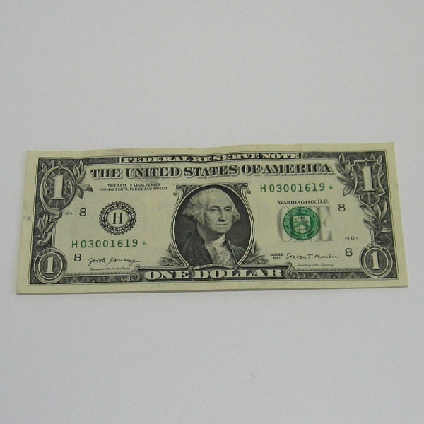 2017 Star Note Dollar Bill - Etsy