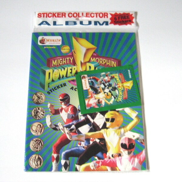 Mighty Morphin Power Rangers Sticker - Etsy