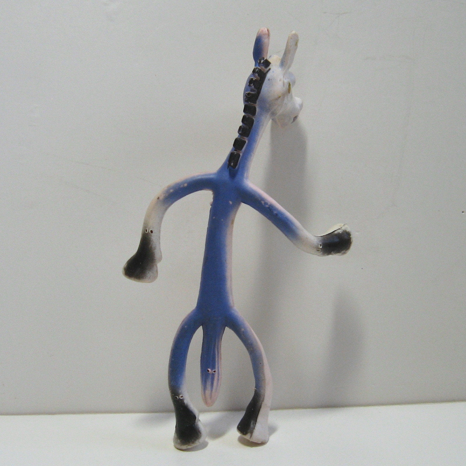 Vintage Rubber Bendable Donkey Imperial Hong Kong 1975 - Etsy