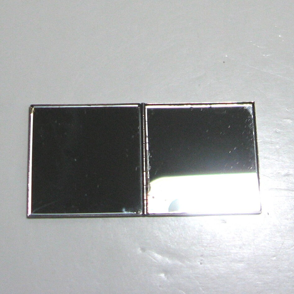 Vintage 1960s Trifari Compact Double Mirror, Silver Tone Metal Made in ...