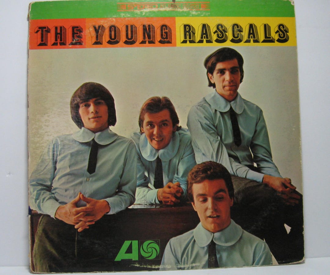 Vintage 1966 "the Young Rascals" Vinyl Album #SD 8123, Stereo, Atlantic ...