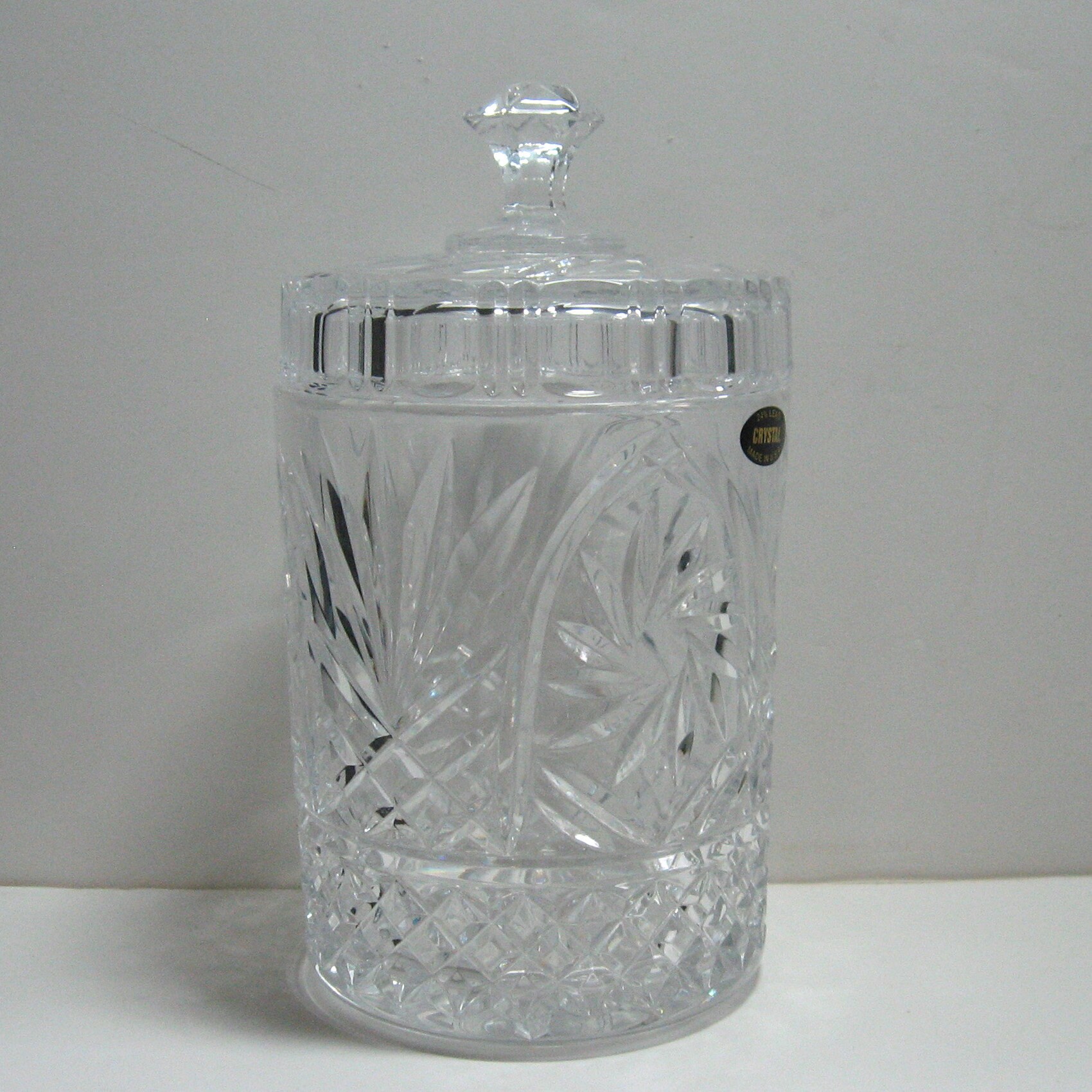 Vintage 1980s 24% Fine Lead Crystal, Sparkling Mini English Biscuit ...