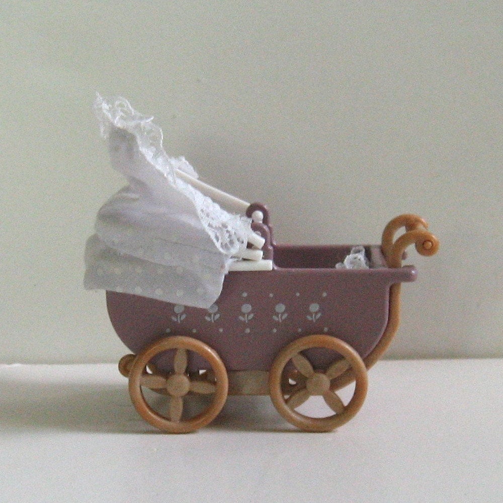 Vintage 1980's Calico Critters Baby Buggy/carriage - Etsy