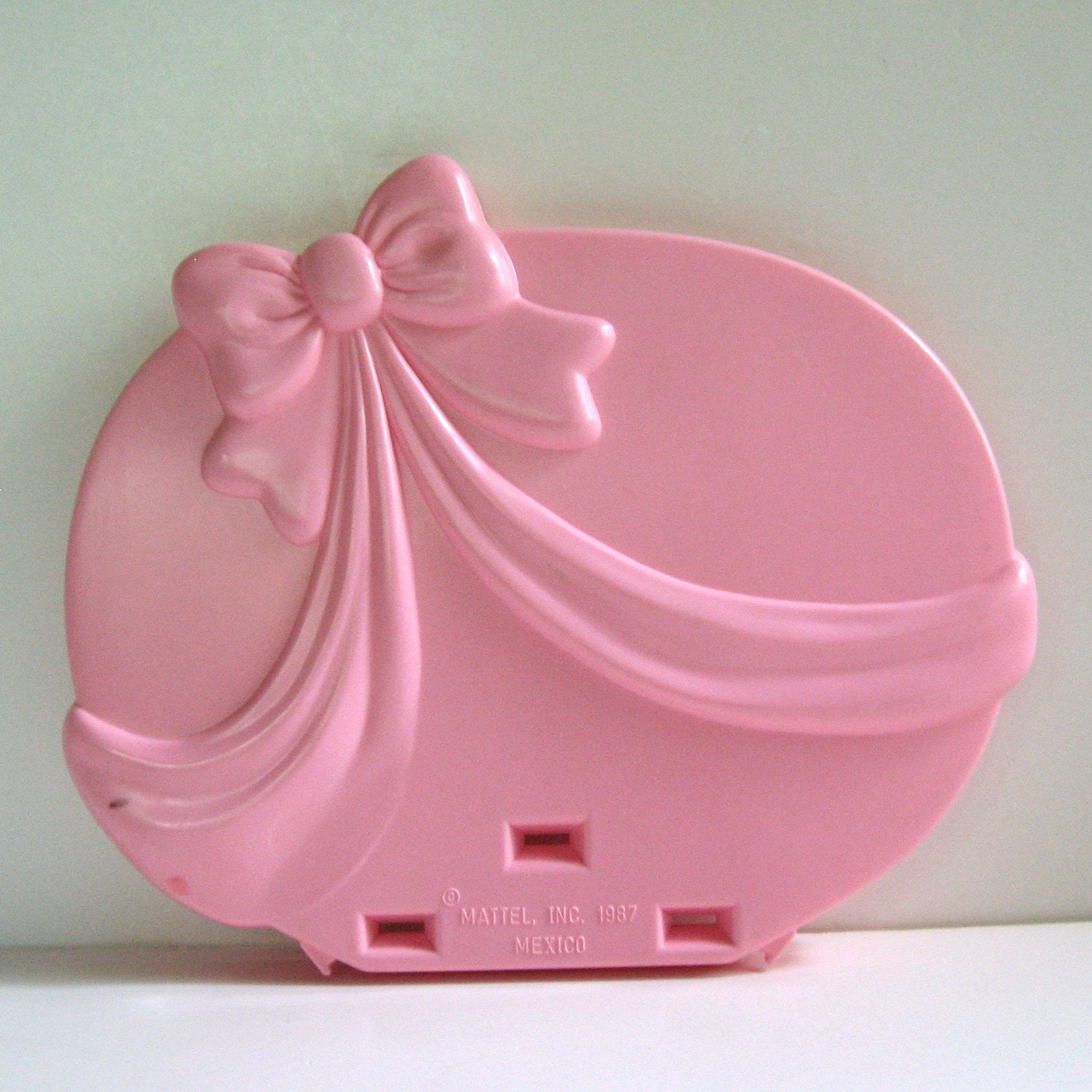 Vintage 1980s Barbie Pink Plastic Accessory Piece With Roses - Etsy