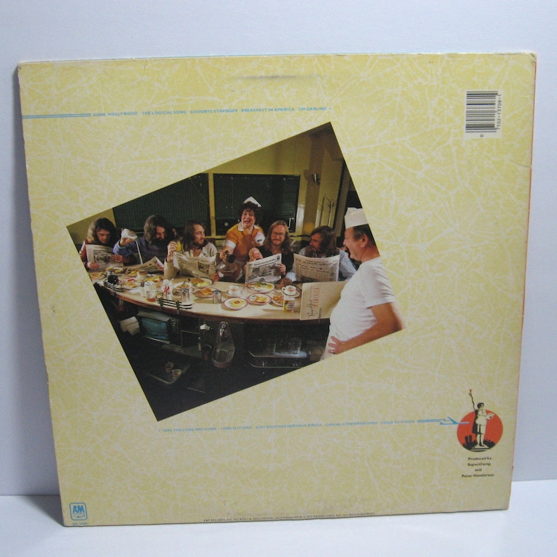 Vintage 1979 "breakfast in America" Vinyl Album, Supertramp, SP3708, A ...