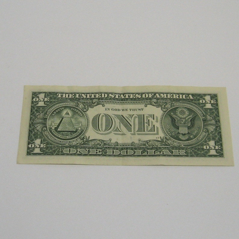 2017 Fancy Serial Number One Dollar Bill, Two Sets of Tripple Digits ...