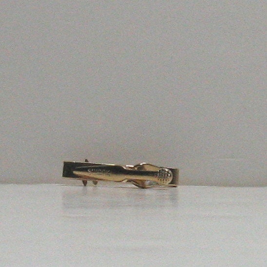 Vintage 1970s, Swank Gold Tone Tie Clip With Wishbone, 1 1/4" Skinny ...