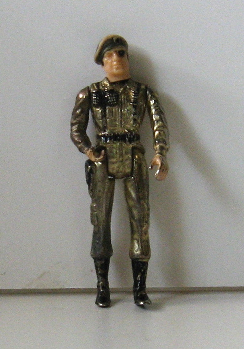 Vintage 1981 MEGO CORP Die Cast Metal Action Figure SOLDIER W/eye Patch ...