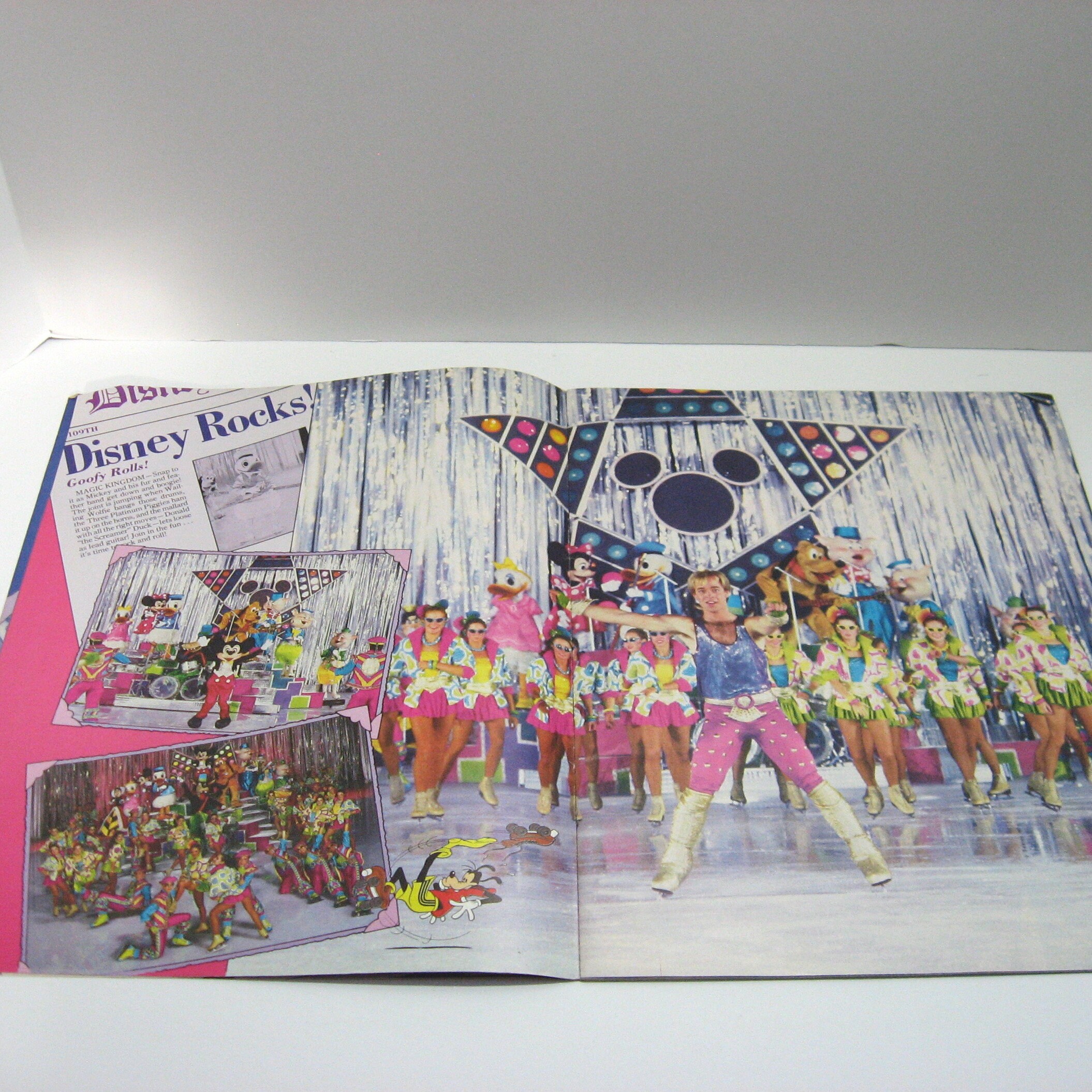 Vintage 1985 Walt Disney Production, "magic Kingdom on Ice" Souvenir ...