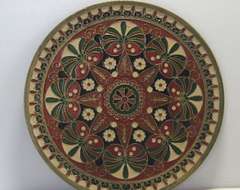 Brass Mandala Plate - Etsy