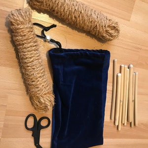 Sadistic Rope Set Containing Coconut Rope, Rattan Canes Safety Shears ...