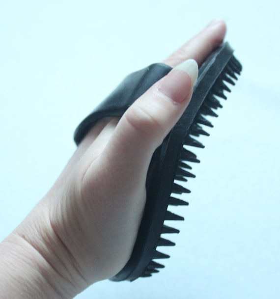 Rubber Spanking Mit. Soft Rubber Spikes. Vegan BDSM Submissive | Etsy