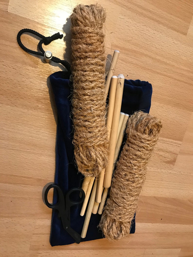 Sadistic Rope Set Containing Coconut Rope Rattan Canes Safety - Etsy