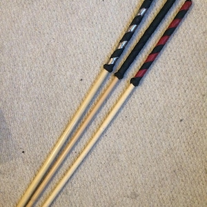 Kooboo Cane With Braided Leather Handle. Rattan BDSM Cane for ...
