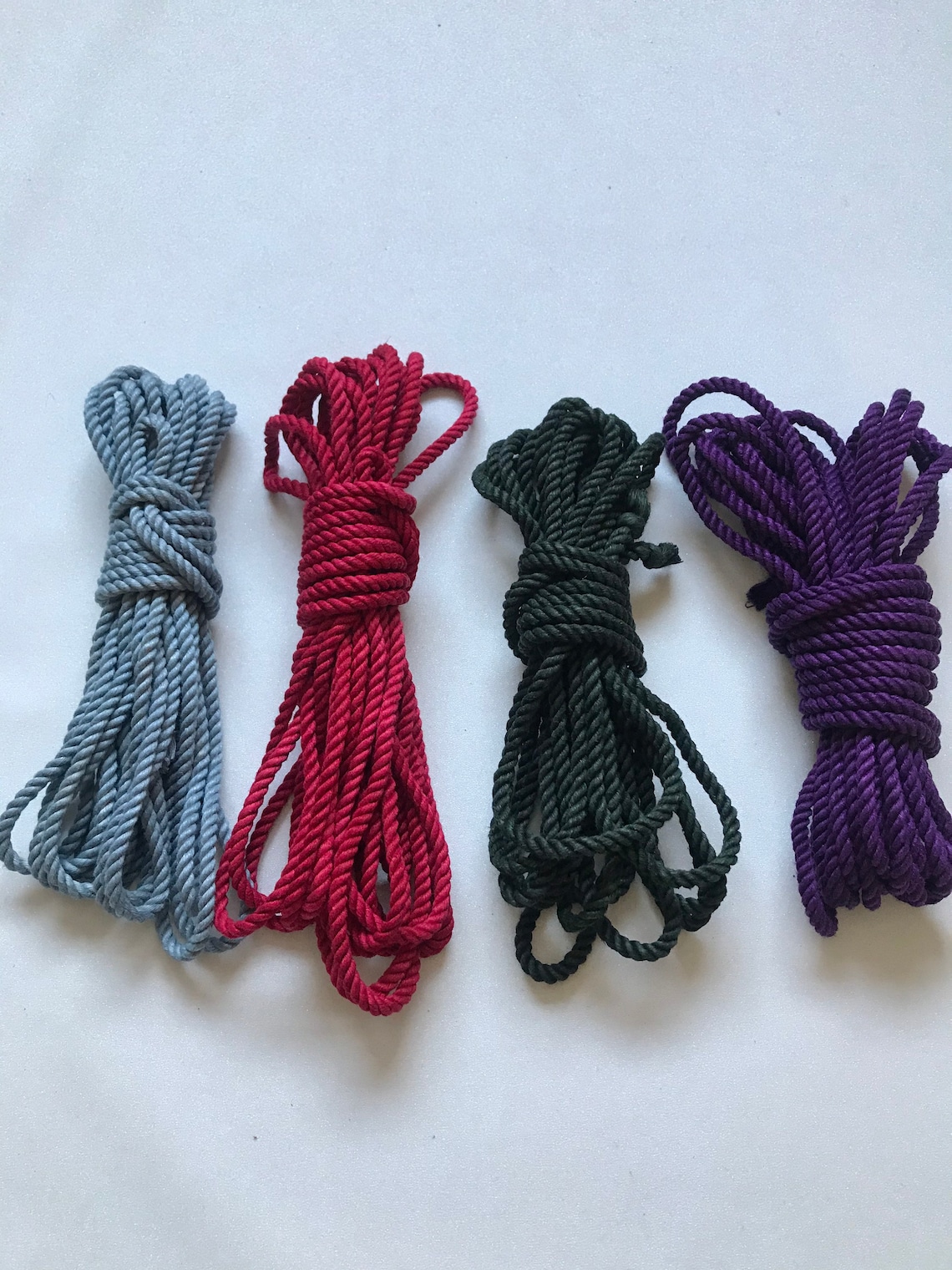 UK Dyed Hemp Rope. Choose Your Length and Colour. Machine - Etsy