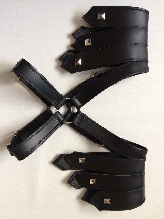 Real Leather Gladiator Harness Made to Measure - Etsy