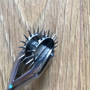 Wartenberg Pinwheel Metal Sensation BDSM Kink Fetish Play Spiky Wheel ...