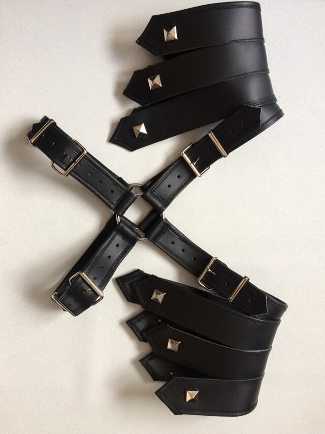 Real Leather Gladiator Harness Made to Measure - Etsy