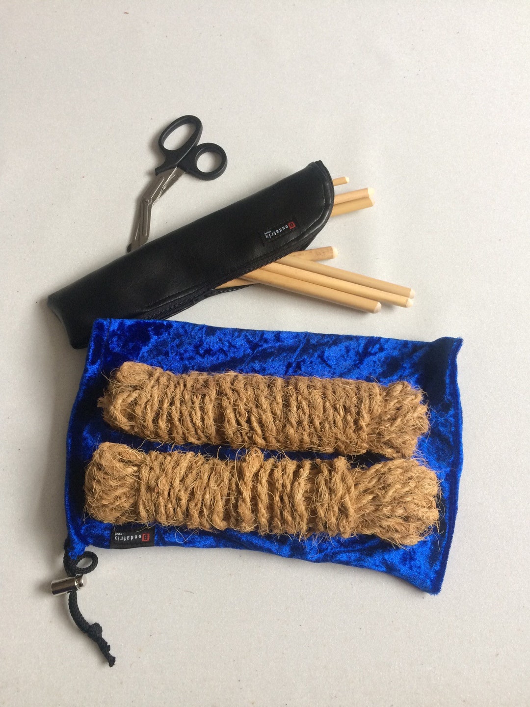 Sadistic Rope Set Containing Coconut Rope, Rattan Canes Safety Shears ...