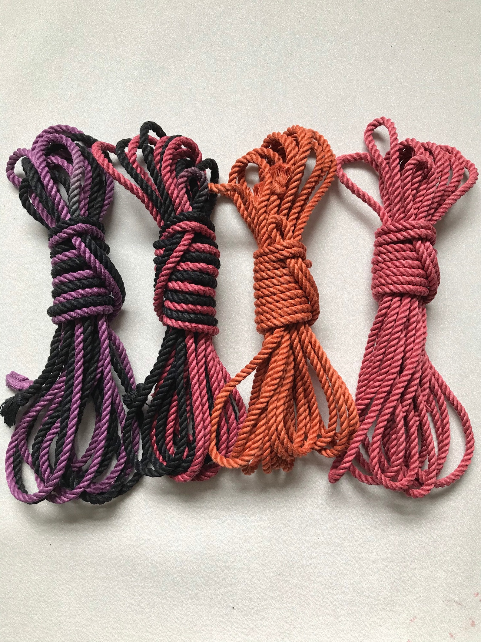 UK Dyed Hemp Rope. Choose Your Length and Colour. Machine - Etsy