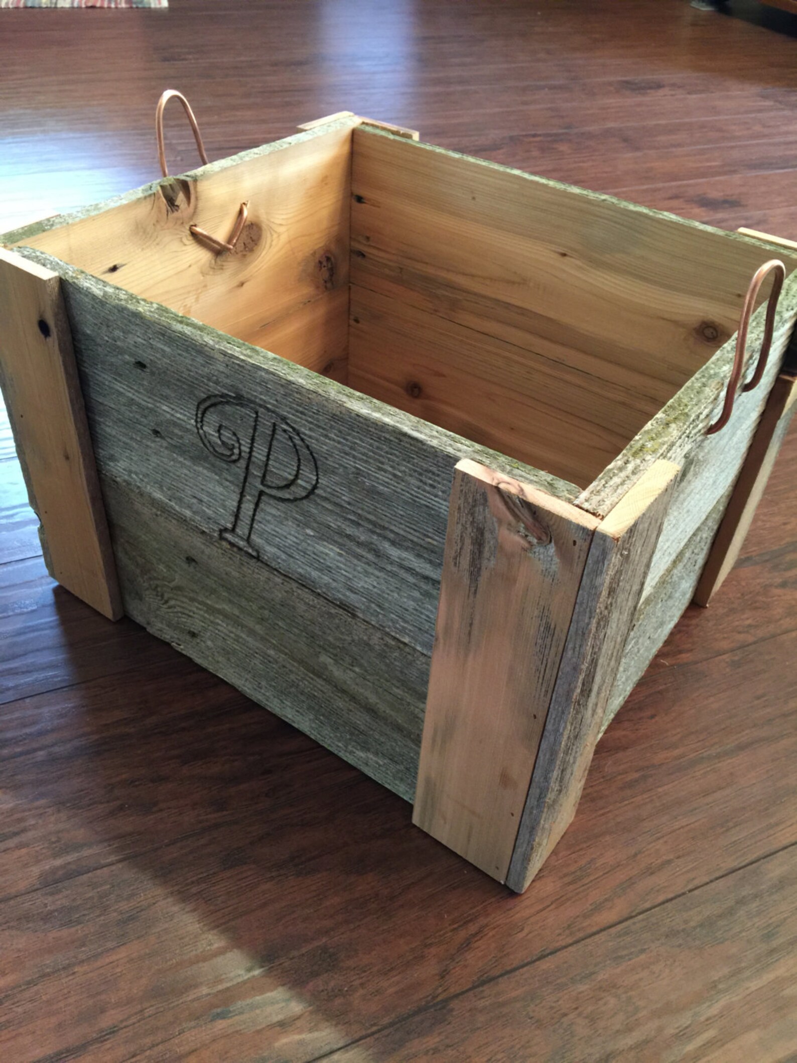 Reclaimed Wood Crates - Etsy
