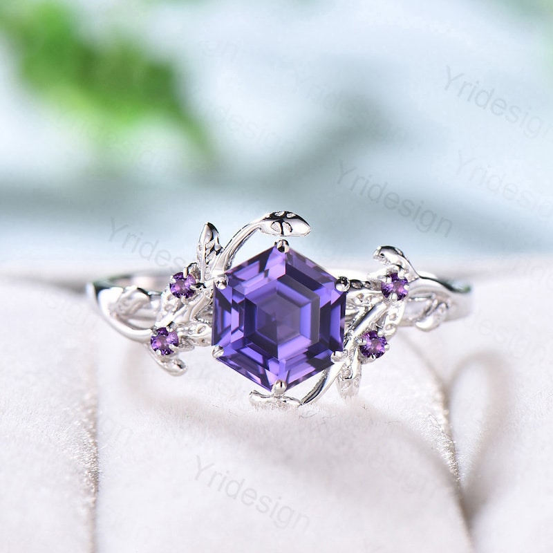 Purple Engagement Rings - Etsy