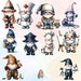 Gnome Occupation Clipart | Watercolor Clip Art | Job Clipart |gnomes in ...