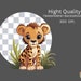 Baby Safari Animals Clipart | Cute Baby Animal | Watercolor Clipart ...