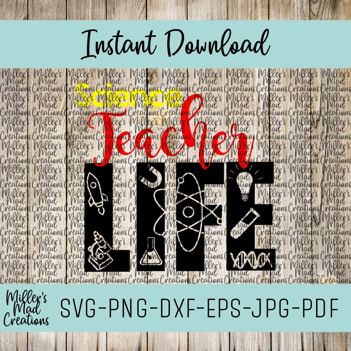 Science Teacher Life Svg Science Teacher Life Shirt Svg - Etsy