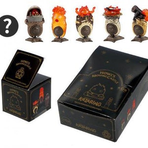 Original Ghibli Calcifer Figure ring set of 6 - Etsy