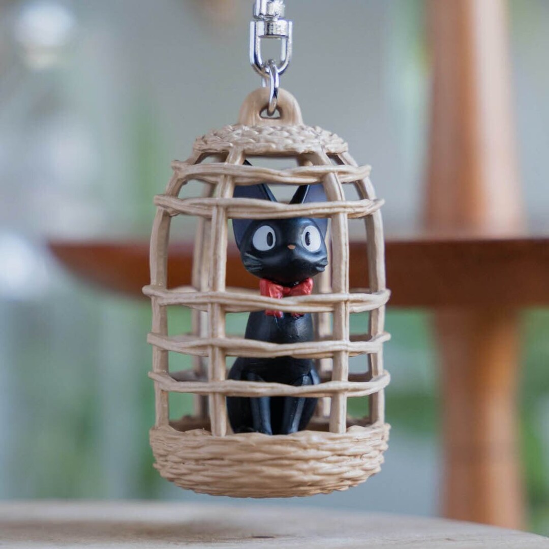 Original Ghibli Jiji Keychain/Charm Kikis Delivery Service Bag Decor ...