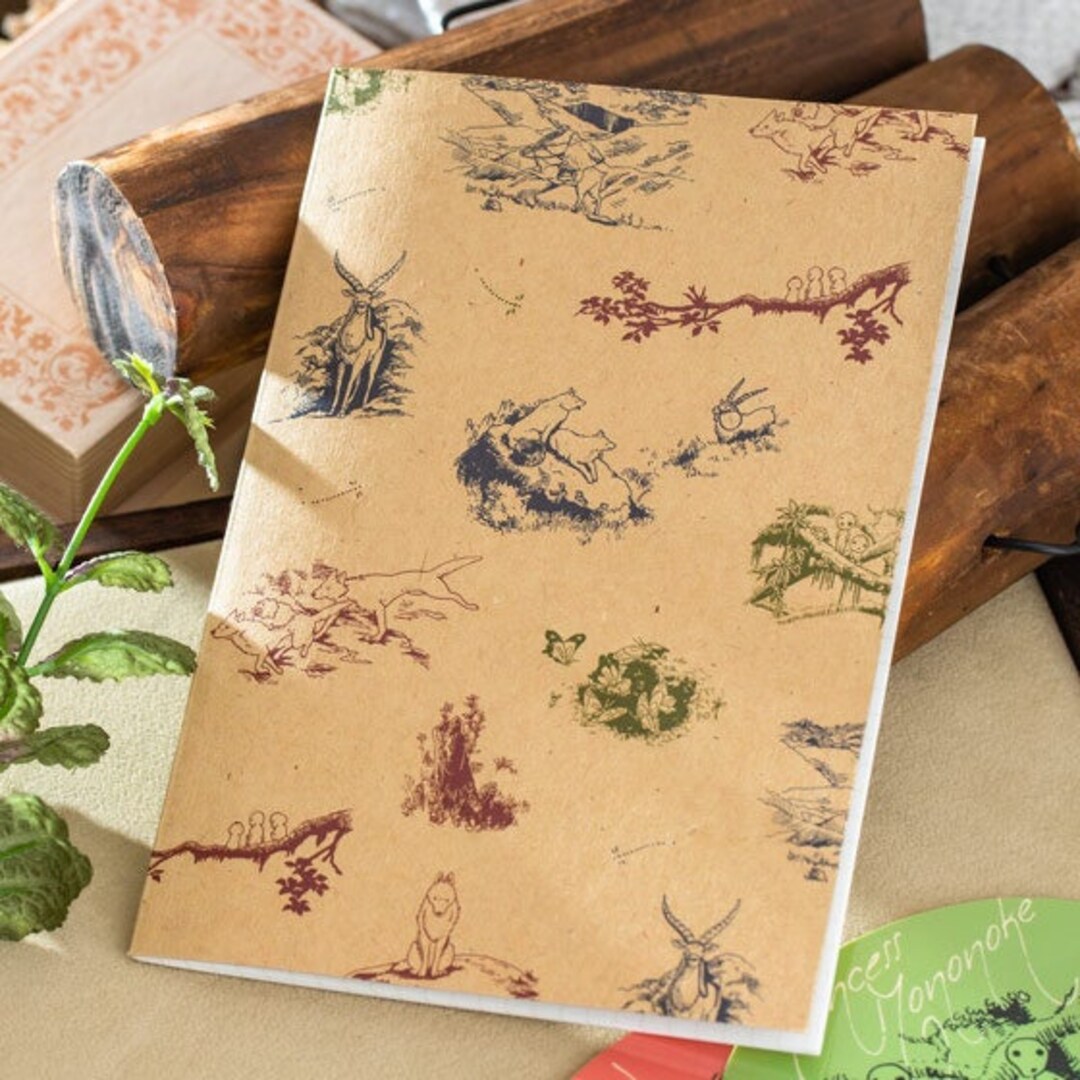 Original Ghibli Princess Mononoke Notebook Notepad/sketchbook/writing ...