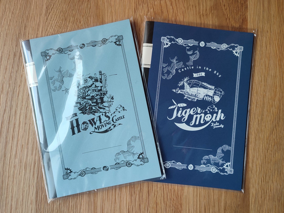 Original Ghibli Howl, Laputa Notebook Set Howls Moving Castle, Castle ...