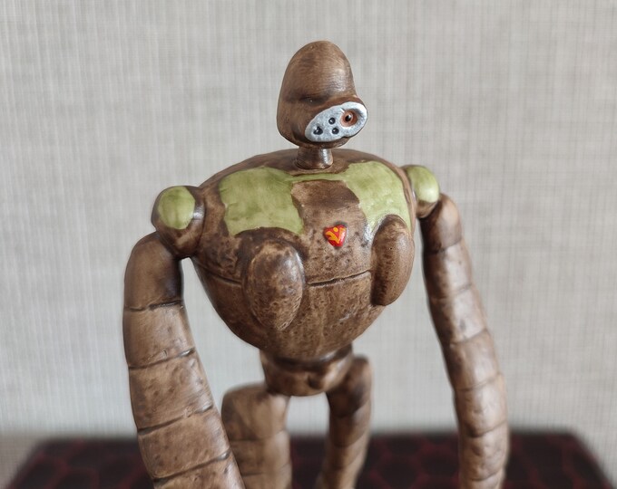 Vintage Original Studio Ghibli Robot Soldier Figure/music Box Laputa ...