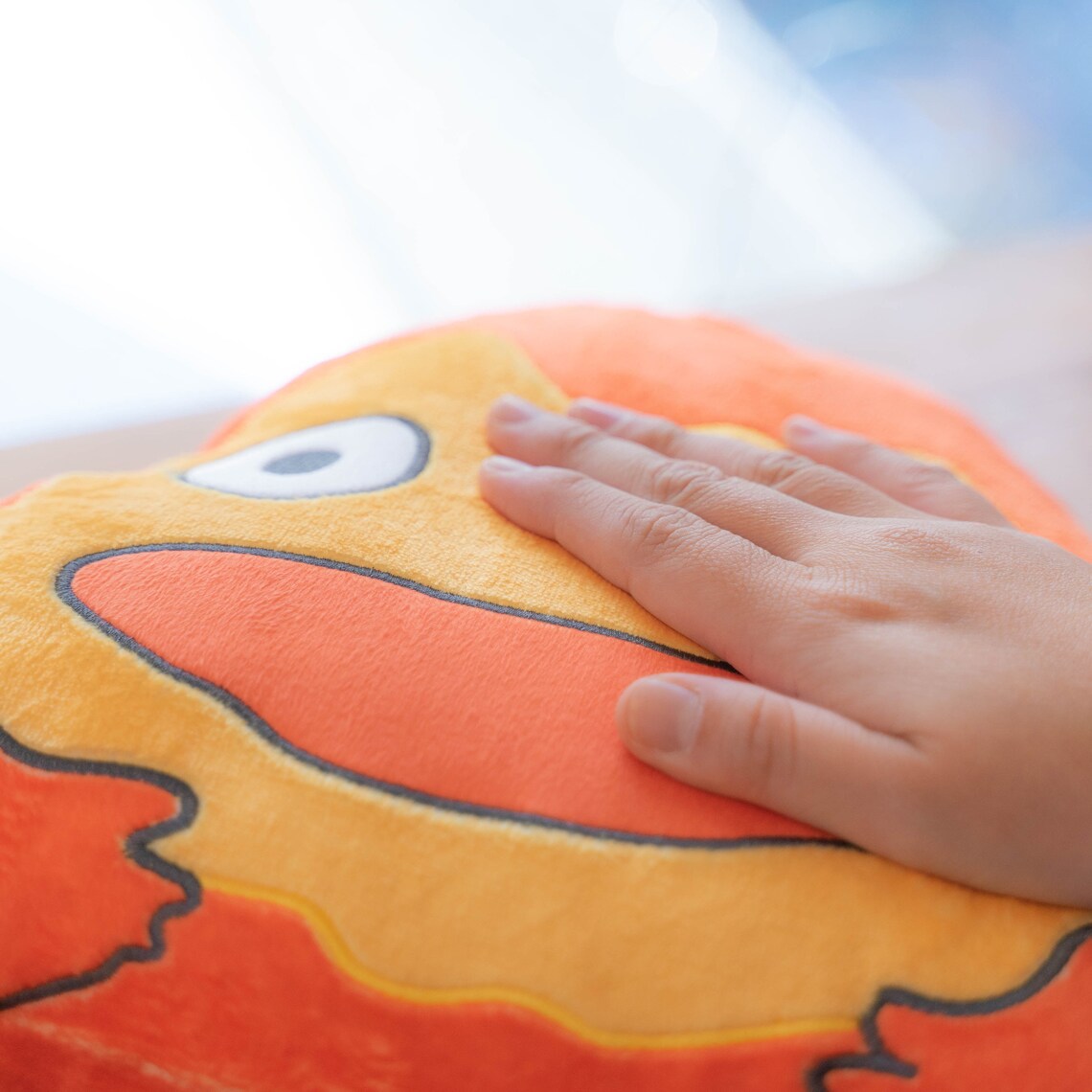 Original Ghibli Calcifer Cushion/home Decor Howls Moving - Etsy