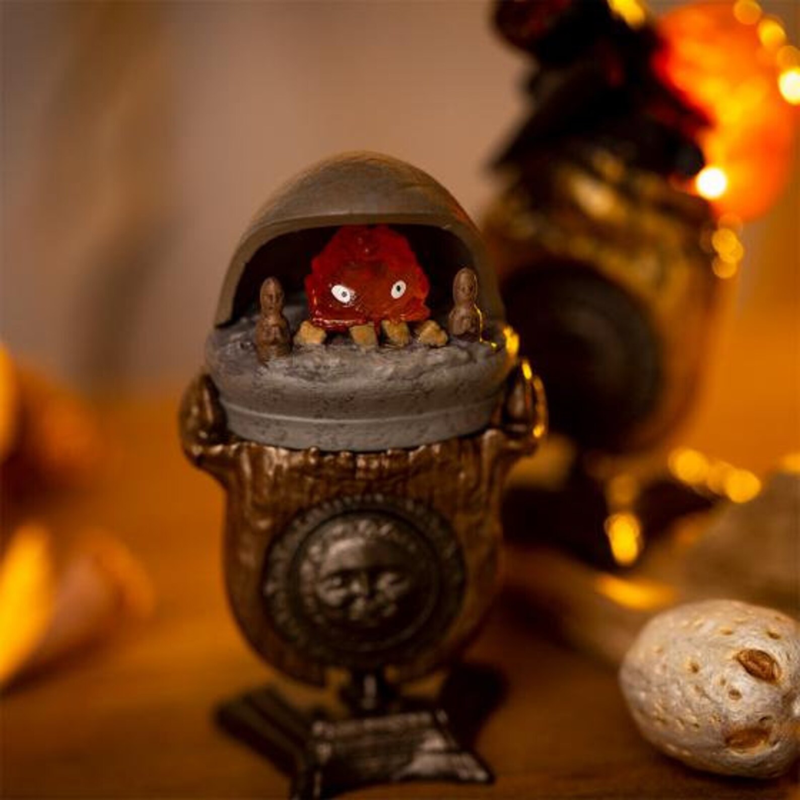 Original Ghibli Calcifer Figure ring set of 6 - Etsy