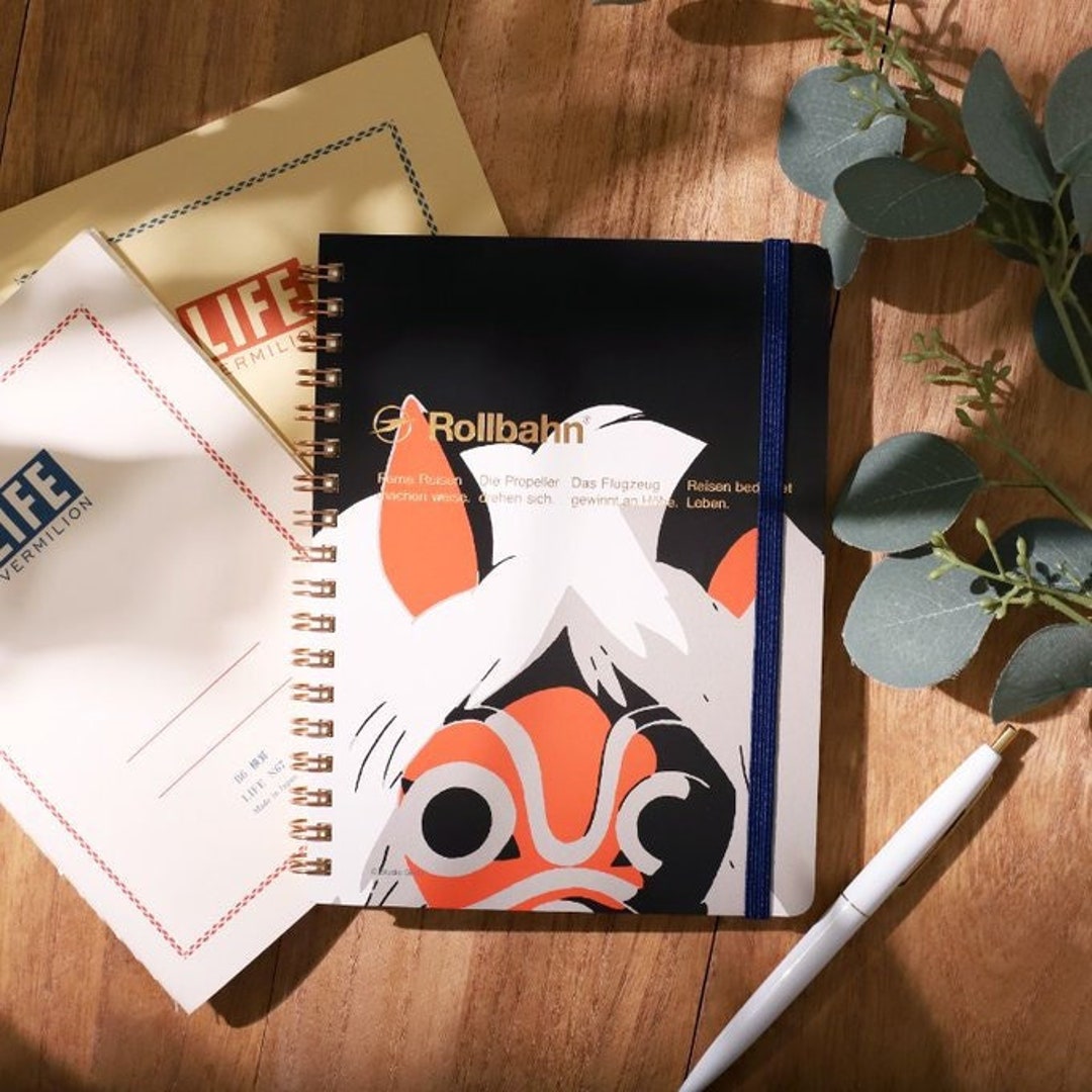 Original Studio Ghibli Notebook Princess Mononoke Notepad/sketchbook ...