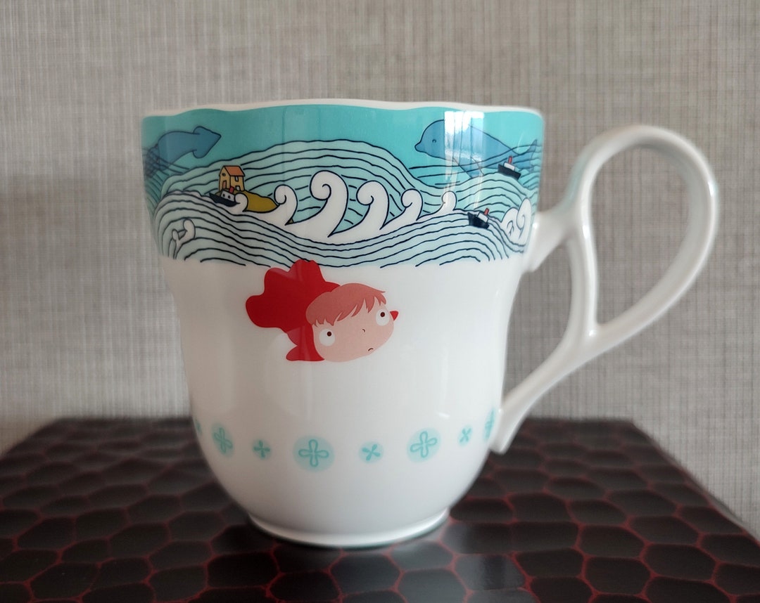 Vintage Original Ghibli Ponyo Tea Cup Ponyo on the Cliff by - Etsy