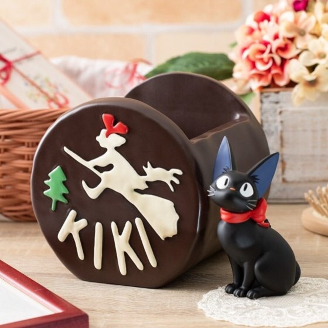 Original Ghibli Jiji Planter Cover/diorama Kikis Delivery Service Pot ...