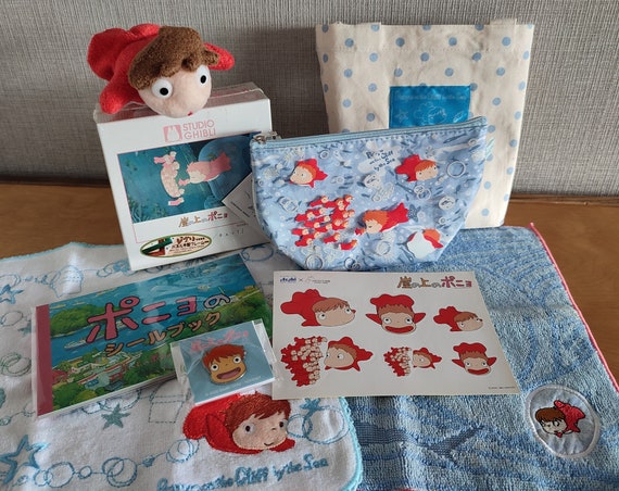 Vintage Original Ghibli Ponyo Gift Set Ponyo on the Cliff - Etsy