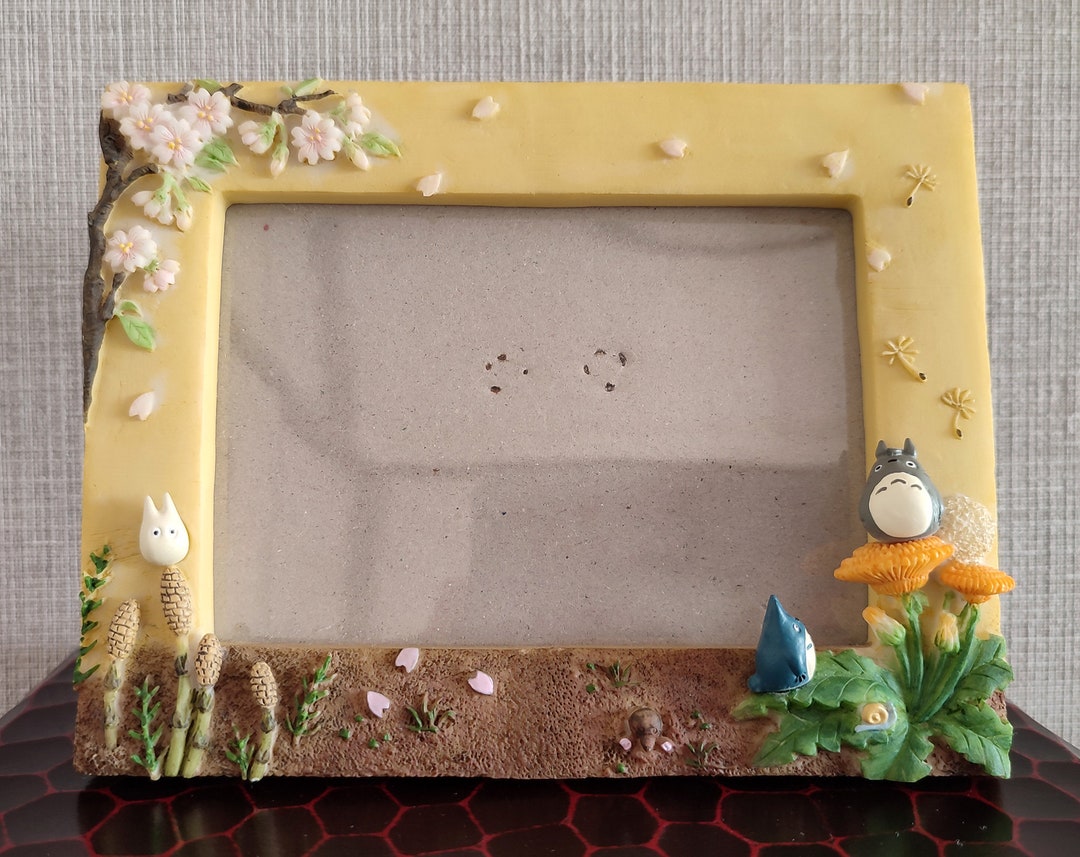 Vintage Original Ghibli Totoro Photo Frame/wall Hanging My Neighbor ...