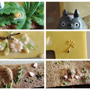 Vintage Original Ghibli Totoro Photo Frame/wall Hanging My Neighbor ...