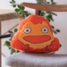 Original Ghibli Calcifer Cushion/home Decor Howls Moving Castle Pillow ...
