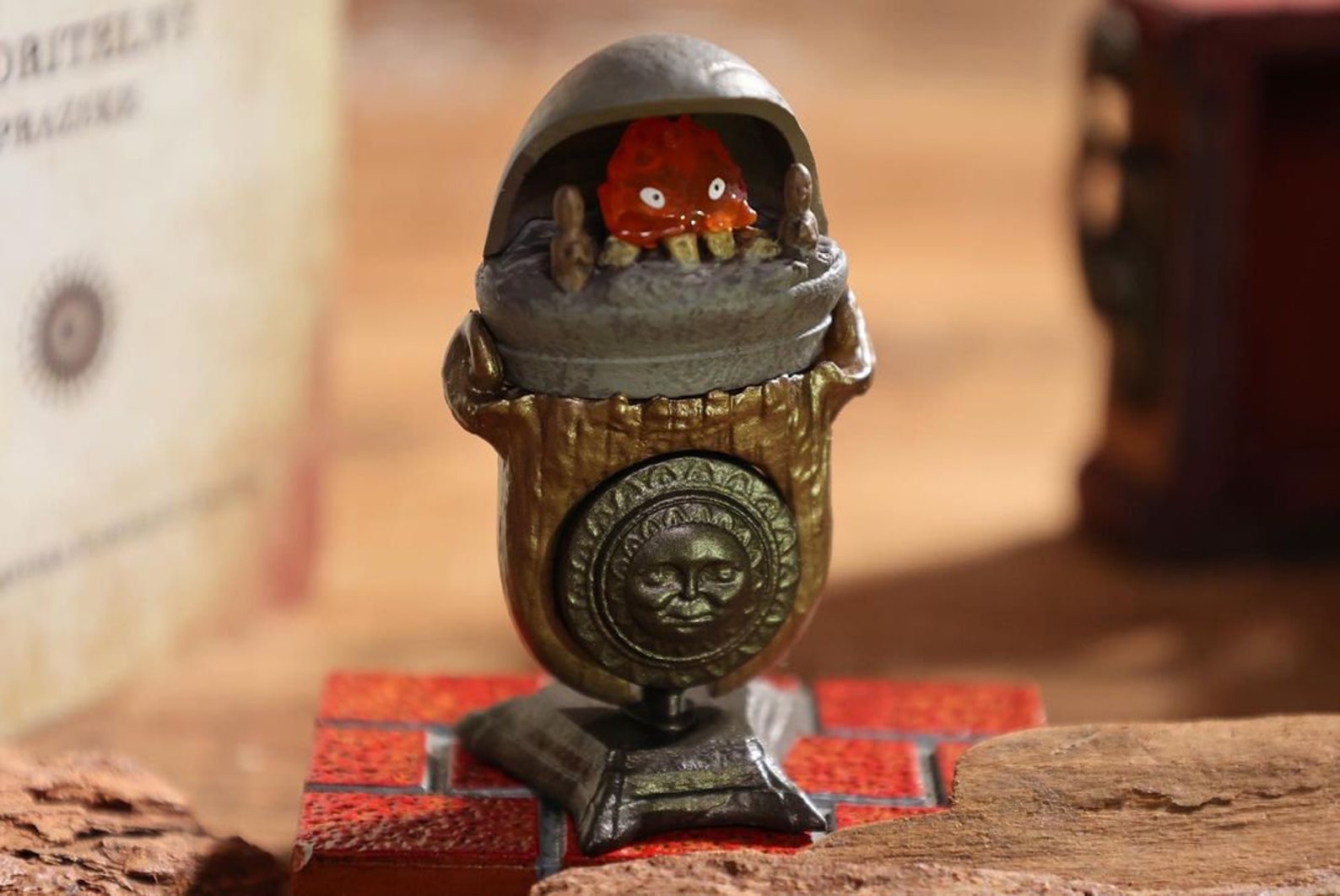 Original Ghibli Calcifer Figure ring set of 6 - Etsy