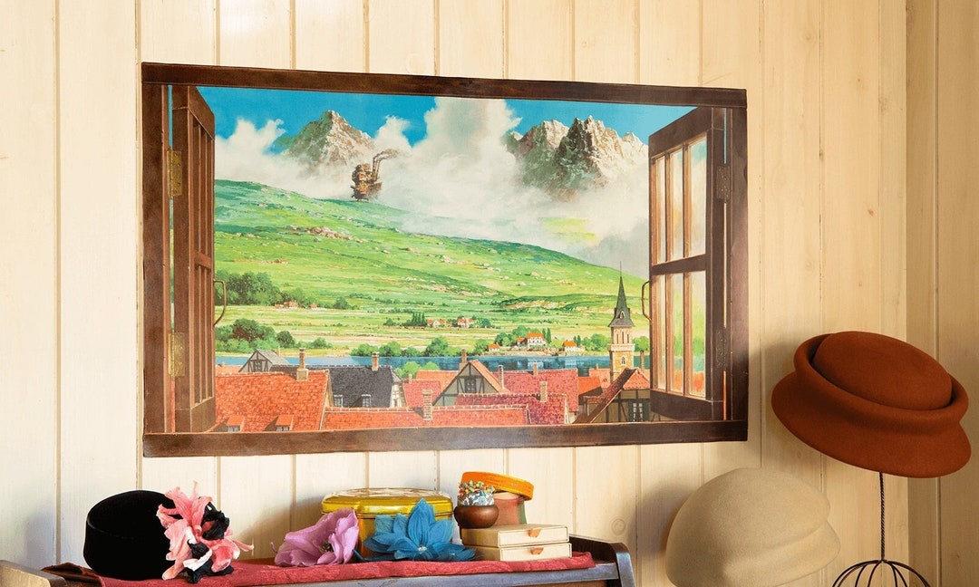Exclusive Original Ghibli Museum Wall Art/interior Decor Howls Moving ...