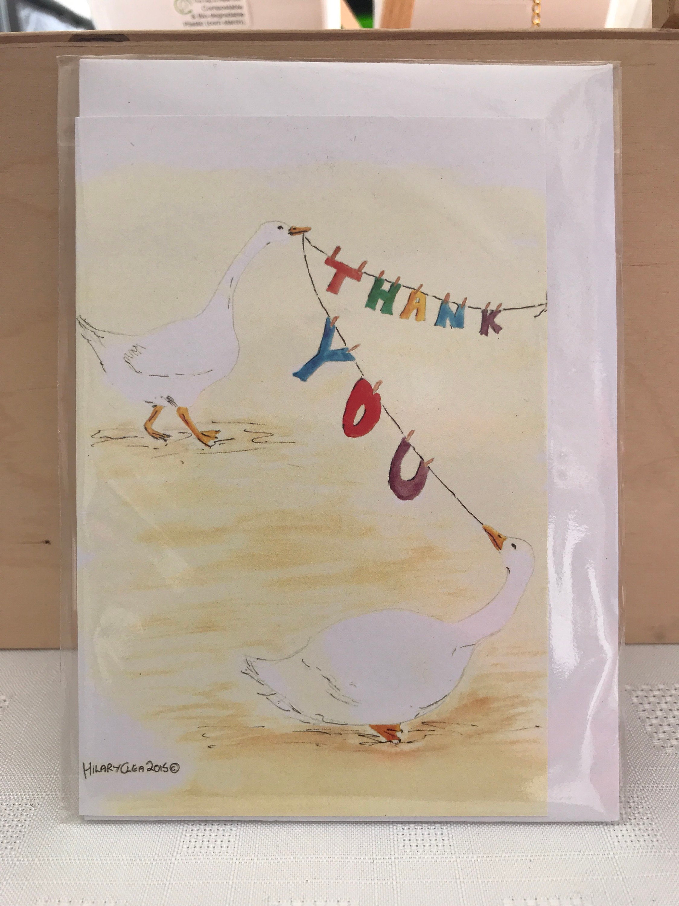 Geese Thank You Card - Etsy